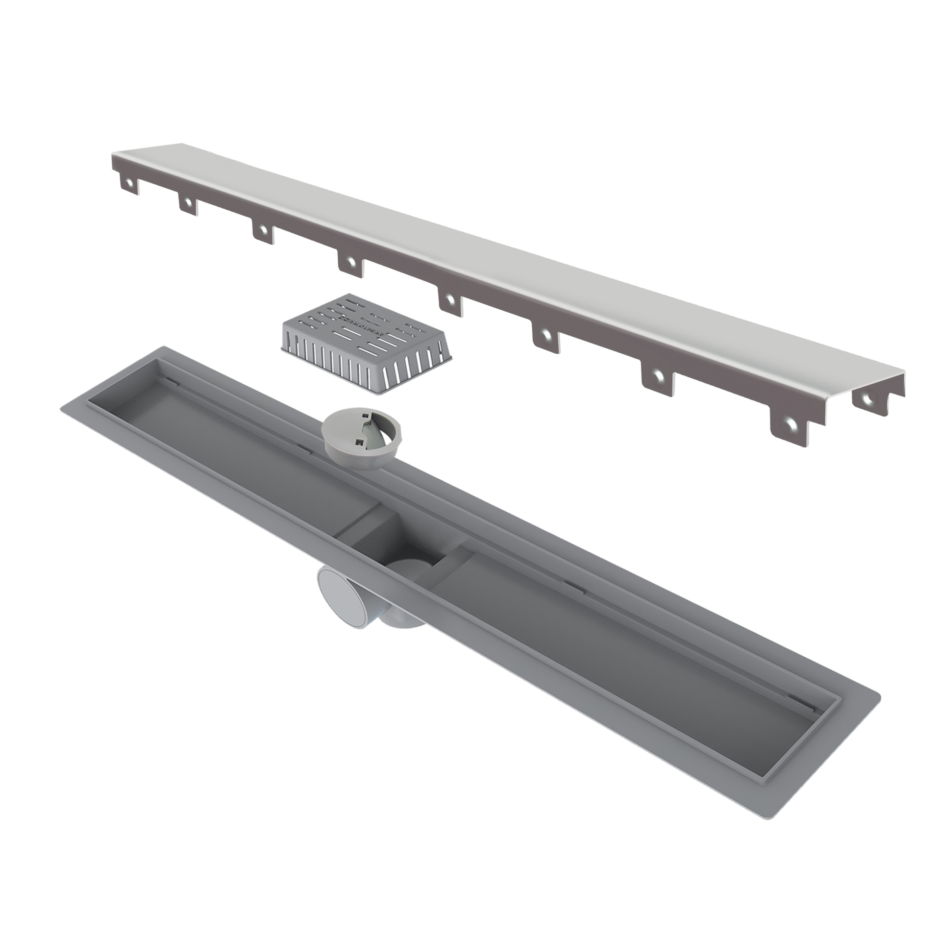 Ralos | Ralo Linear Elleve Smart Tampa Inox 60cm 260 - Portobello