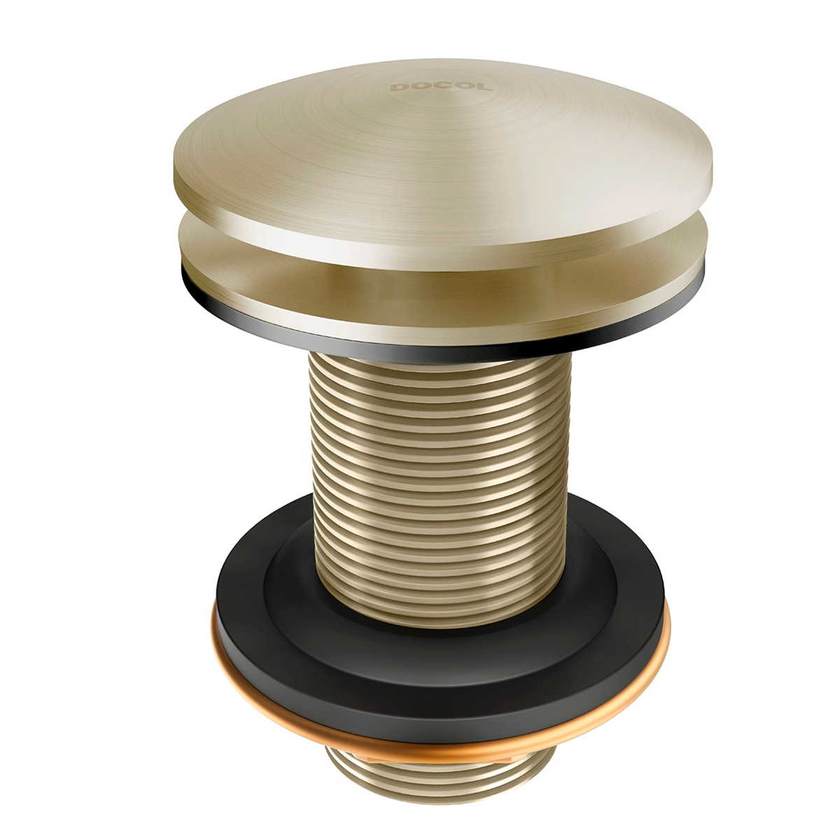 Metais | Valvula de Saida d Agua Click Clack Niquel Escovado - Portobello