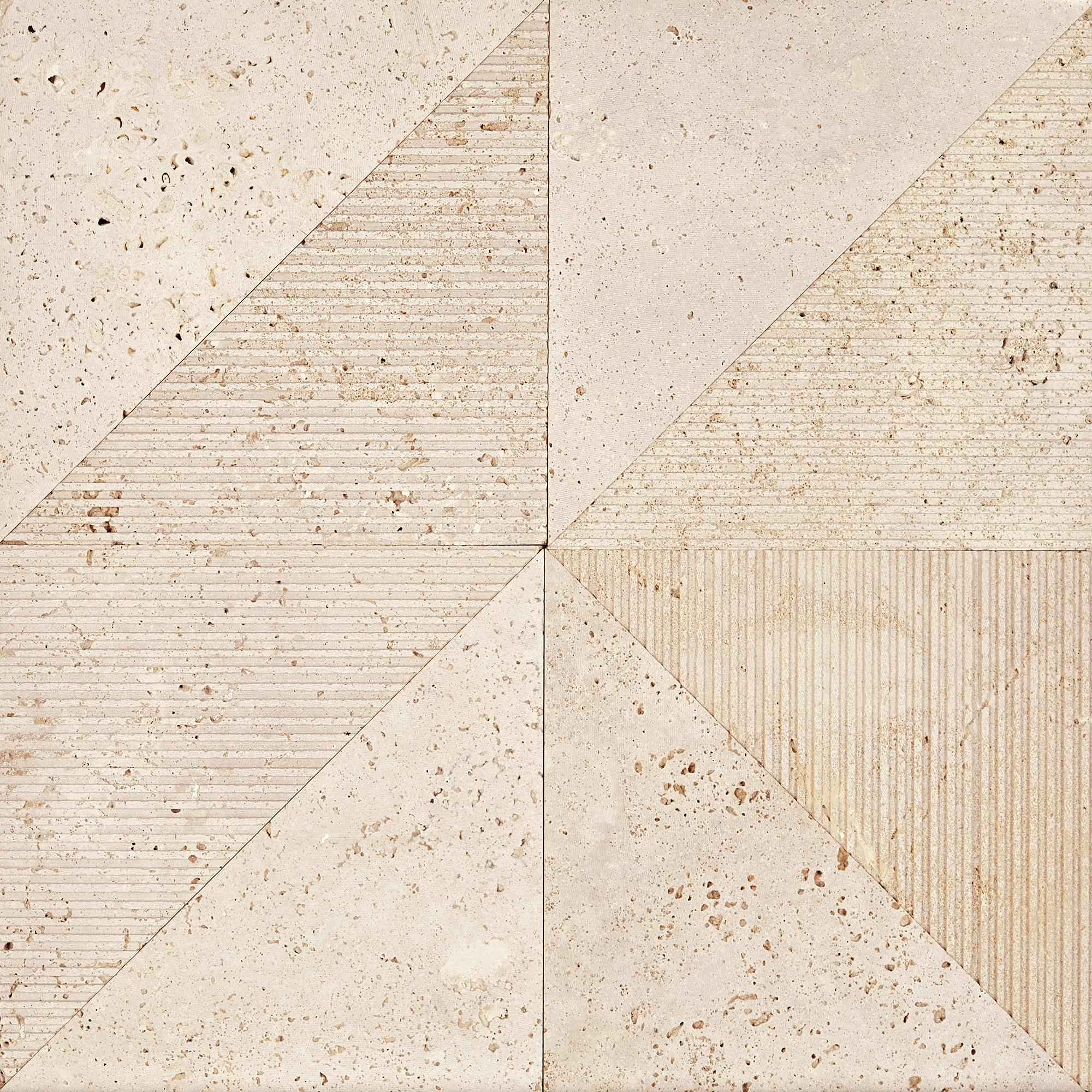 Revestimento Triangolo Travertino 29x29 Mate - Portobello