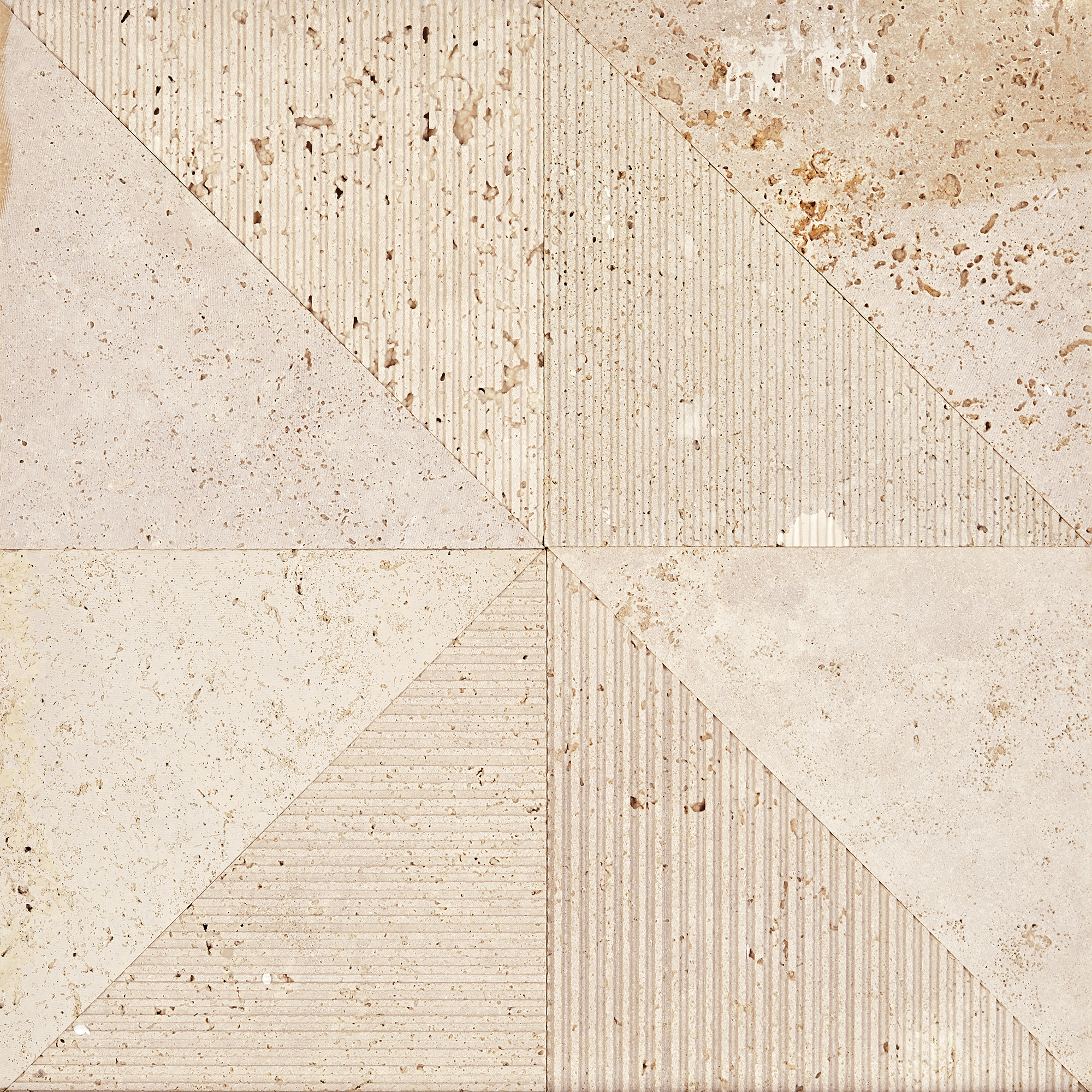 Revestimento Triangolo Travertino 29x29 Mate - Portobello