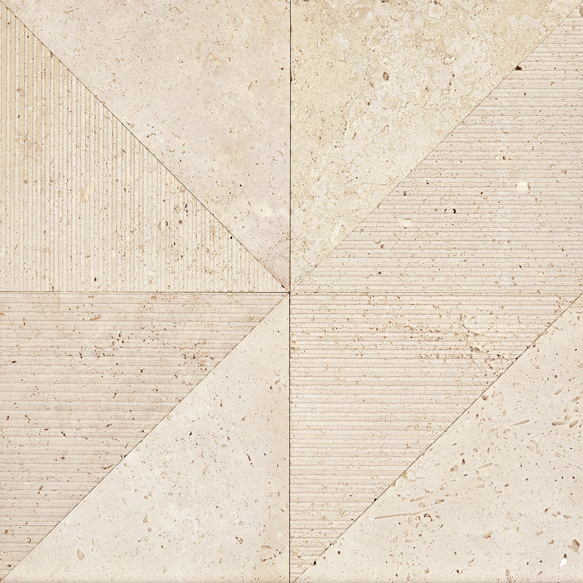 Revestimento Triangolo Travertino 29x29 Mate - Portobello