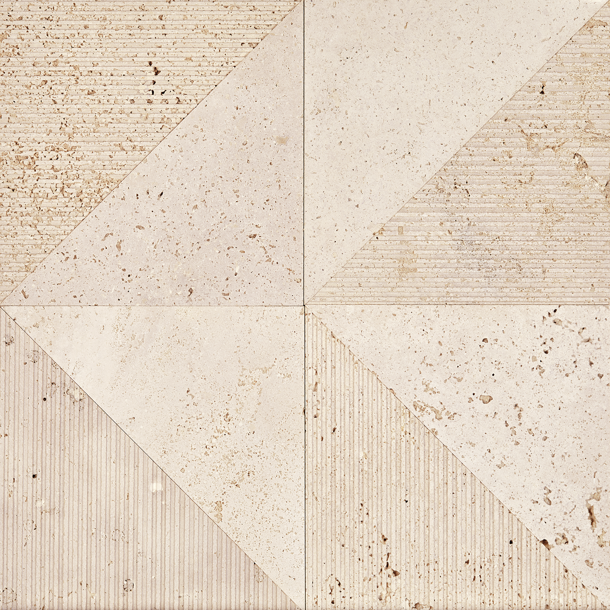 Revestimento Triangolo Travertino 29x29 Mate - Portobello