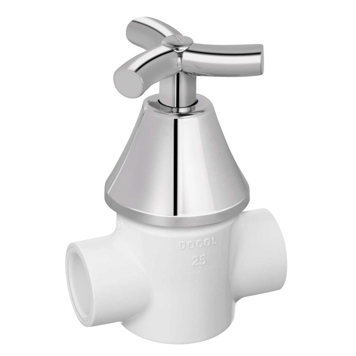 Metais | Registro Tipo Gaveta Docolbase Basetec Pvc Com Acabamento ...